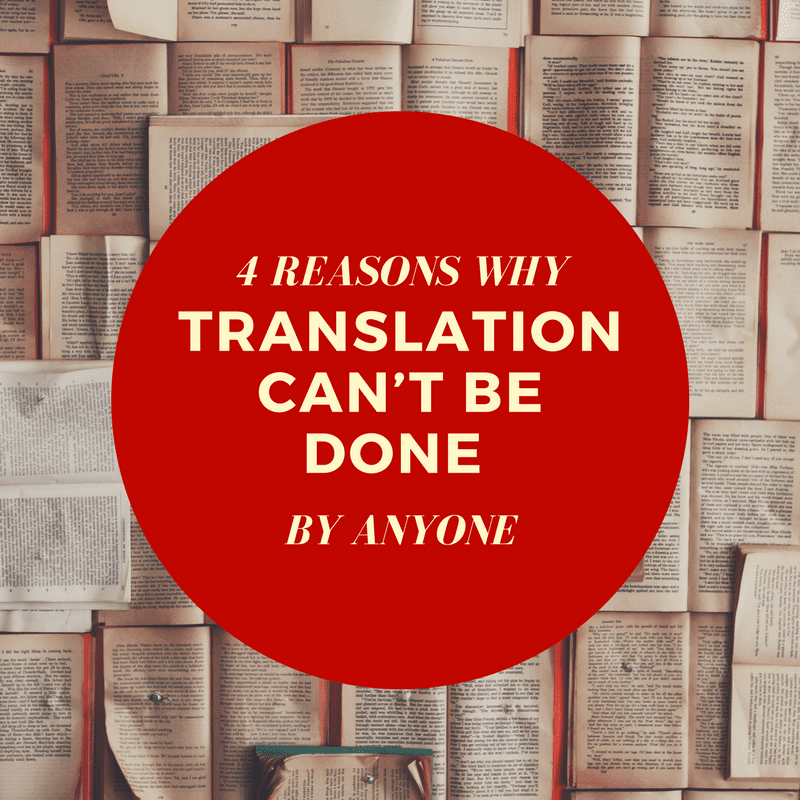 Challenges that come up when translating, can anyone handle them?